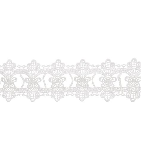 Wrights Open Passage Venice Lace Trim White Joann