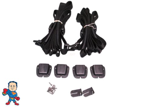 2x Hot Tub Cover Wind Strap Kit Secure Catalina Cal Spa Hurricane Video