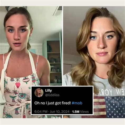 Tiktoker Lilly Gaddis Fired For Using N Word In Cooking Video