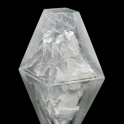 Unique Frost A Clear Unique Glass Sculpture By Lene Tangen For Sale At