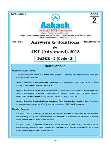 Paper 2 Code 2 Solution Pdf Atomic Nucleus Nuclear Fusion