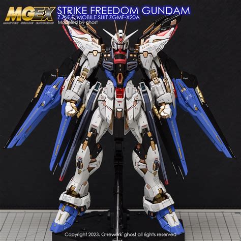G Rework Mgex Strike Freedom Gundam Water Slide Decal Becky