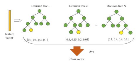 Example Of A Class Vector Generation In A Random Forest The Rectangle