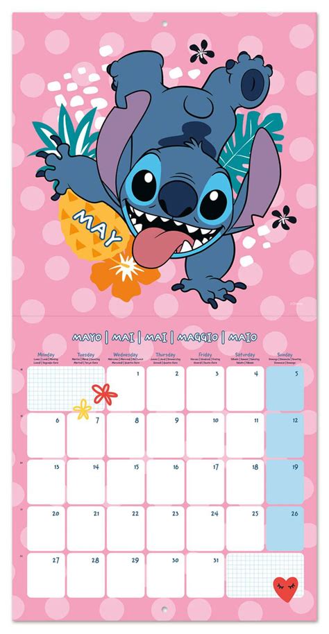 Kalendarz na 2024 rok Disney Stitch Zamów już dziś sklep Nice Wall
