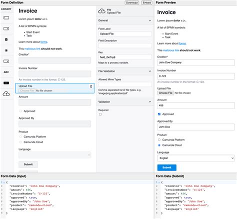 Support For Custom Elements Issue Bpmn Io Form Js Github