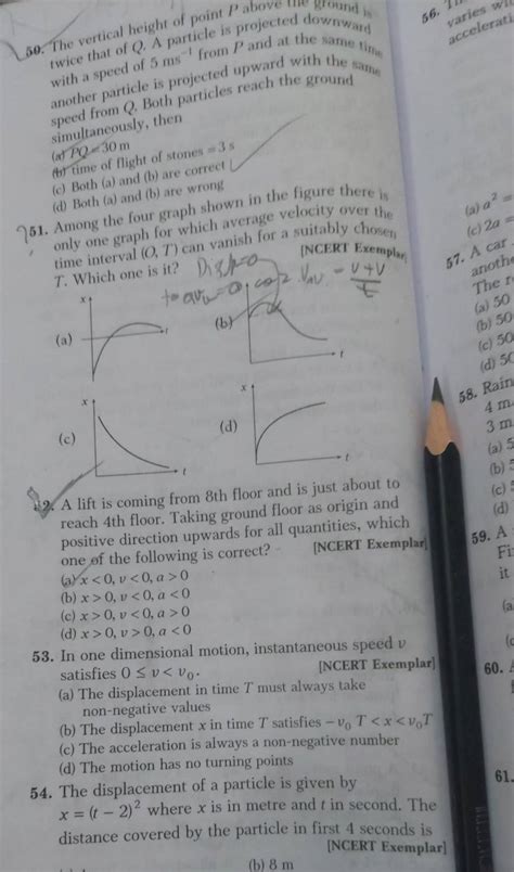 among the four graph shown in the figure there is only one graph for whic