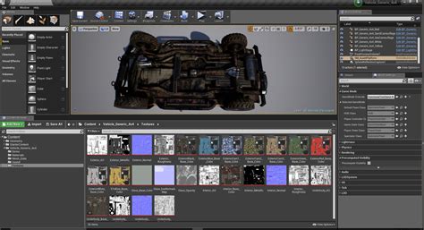 Artstation Ue4 Rigged Vehicle Setup Driveable Animated Suv Car Game Assets