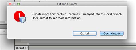 Java Netbeans 801 Remote Repository Contains Commits Unmerged