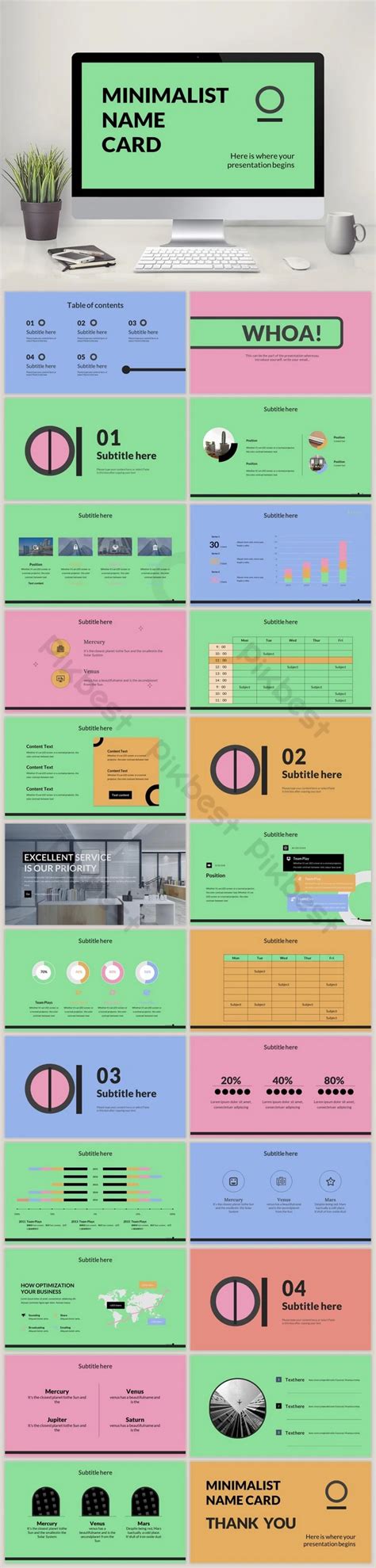 Name Card Powerpoint Templates Free Google Slides Theme Background Download Pikbest