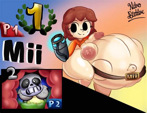 Post 3387522 Crossover Mii Miigunner Sans Supersmashbros Undertale