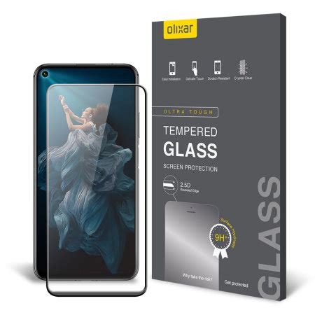 Olixar Huawei Honor Pro Tempered Glass Screen Protector Black