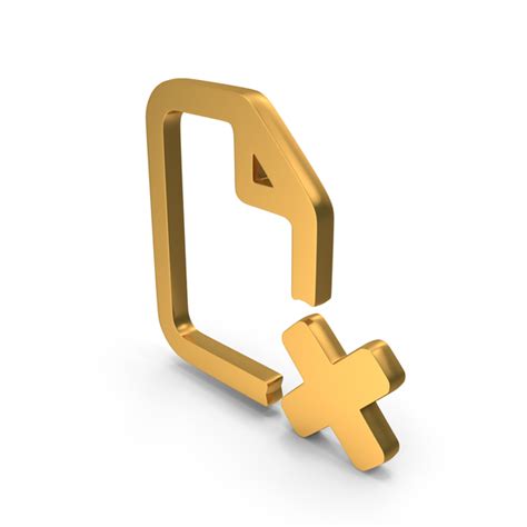 Delete Document Icon Gold Png Images And Psds For Download Pixelsquid