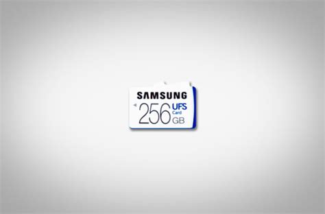 Samsung Introduces Worlds First Ufs Memory Cards With Up To 256gb Storage