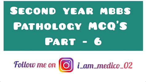 Pathology MCQ S NEET PG SECOND YEAR MBBS YouTube