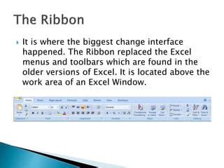 Chapter 1 Lesson 2 MS Excel And Its Interface PPTX