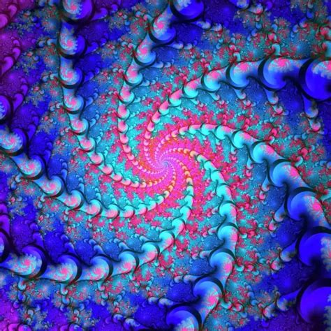 Julia Fractal Computer Generated Image Derived Form A