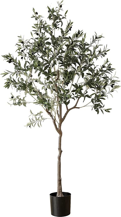 Apeair Artificial Olive Tree Tall 63feet Fake Potted Olive Silk Tree