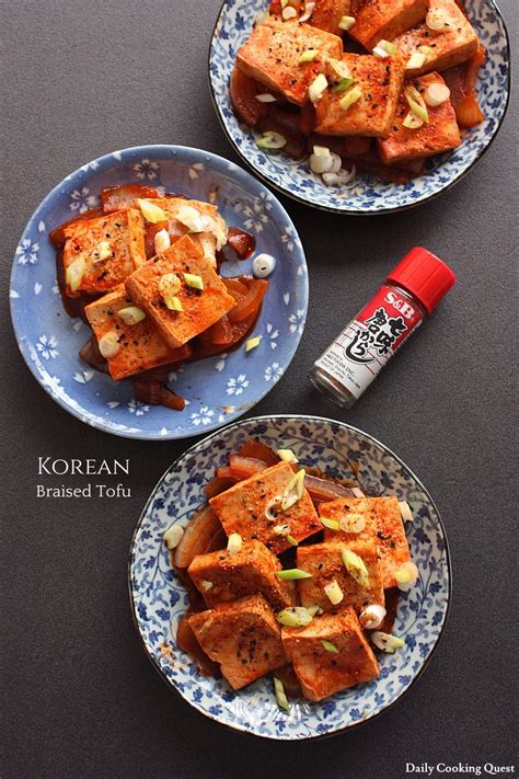 Korean Braised Tofu Daily Cooking Quest