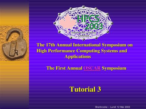Ppt Tutorial 3 Tutorial 3 Sherbrooke Lundi 12 Mai 2003 Tutorial 3