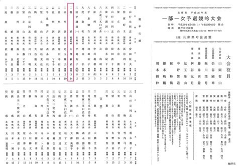 いよいよ県連一次予選スタート TOSHIの詩吟