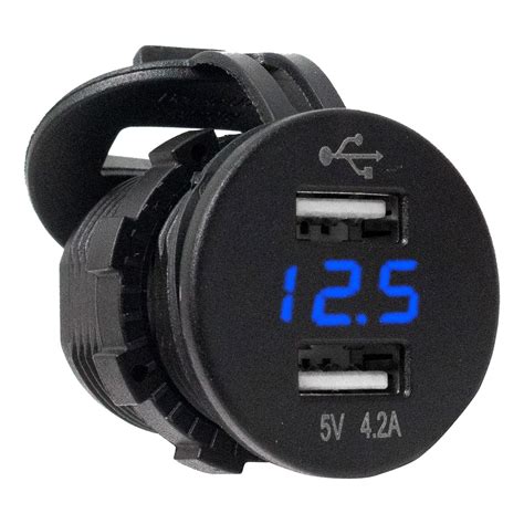 Marine Sport Lighting Dual USB Port Socket With Voltmeter Cabela S Canada
