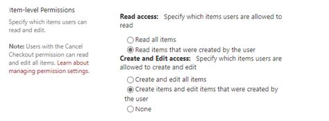 Solved Sharepoint List Item Level Permissions Not Working Power