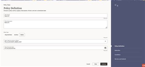 Create Delete Policy