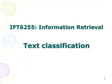 Ppt Introduction To Text Classification Processes Algorithms And