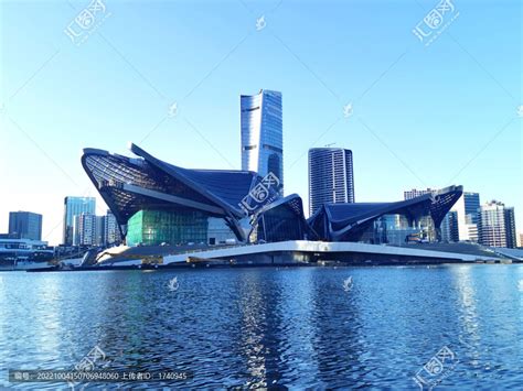 珠海金湾艺术中心和商务中心 都市风光 建筑摄影 摄影素材 汇图网www huitu
