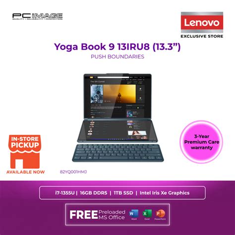 Lenovo Yoga Book X I U GB TB SSD W H OFFICE H S Y WRTY YQ HMJ Teal