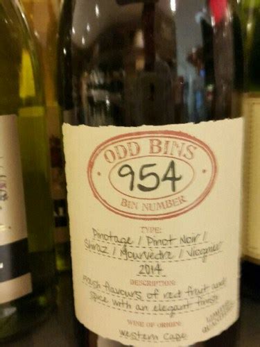Odd Bins Bin Number 954 Red Blend Vivino Brasil