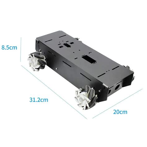 Chasis De Coche Inteligente 4wd Rc Para Plataforma Arduino Con Motor De