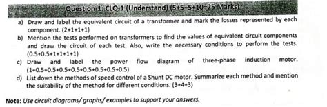 Solved Question 1 Clo 1 Understand 5554025 Marks A