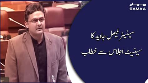 Senator Faisal Javed Speech In Senate Session Samaa Tv 20 Jan 2020