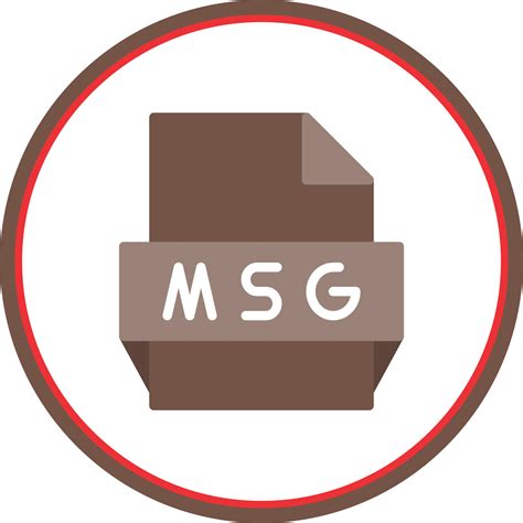 msg file format icon 15571259 vector art at vecteezy