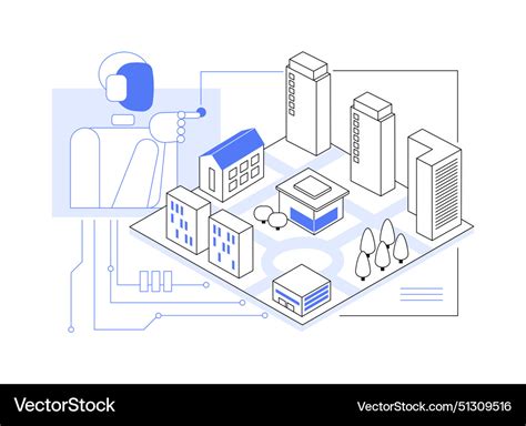 Ai Driven 3d Modeling Abstract Concept Royalty Free Vector