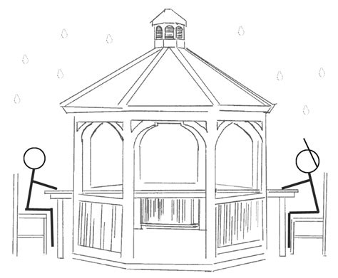 Gazebo Sketch At Explore Collection Of Gazebo Sketch