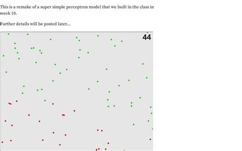 A Simple Neural Network Example KarlieDoesNotExist Observable