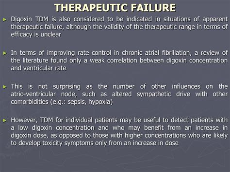 Ppt Tdm Of Digoxin Powerpoint Presentation Free Download Id8771277