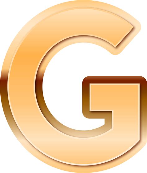 Luxury Gold Alphabet Letter G 36155970 Png