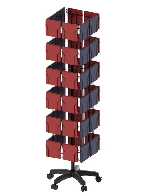 Greeting Card Display Stand Floor Spinner 6 X6 48 Pockets