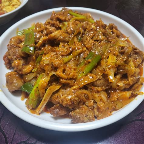 저녁은 오리주물럭이랑 토마토 계란 볶음 해먹었습니다 음식 갤러리