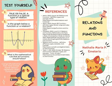 mathematical relations and functions brochure pdf