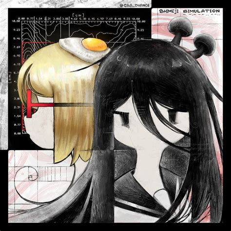 Tsukishima Shijima And Yamashita Majime Shimeji Simulation Drawn By