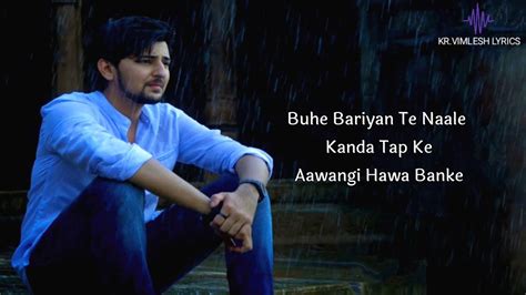 Hawa Bankelyrics Darshan Raval Nirmaan Buhe Bariyan Te Naale