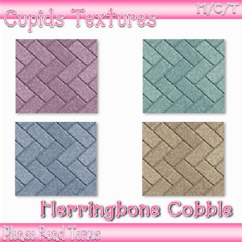 Second Life Marketplace Herringbone Cobble Texture