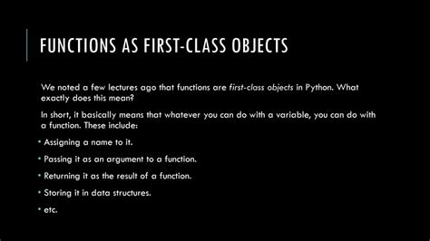 Advanced Functions And Oop Ppt Download