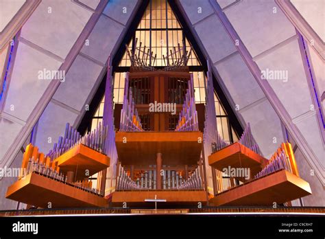 Air Force Academy Cadet Chapel Completed In 1962 At The United States