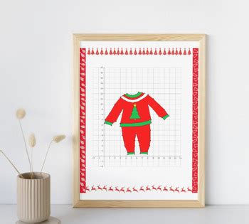 Christmas Math Geometry Worksheet Plotting Shapes On The Cartesian Plane