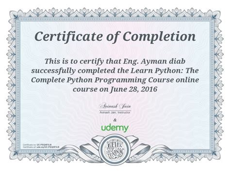 Learn Python The Complete Python Programming Course Ppt